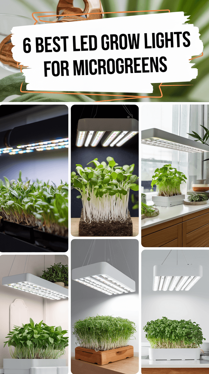 6 Best LED Grow Lights for Microgreens: A Comprehensive Guide