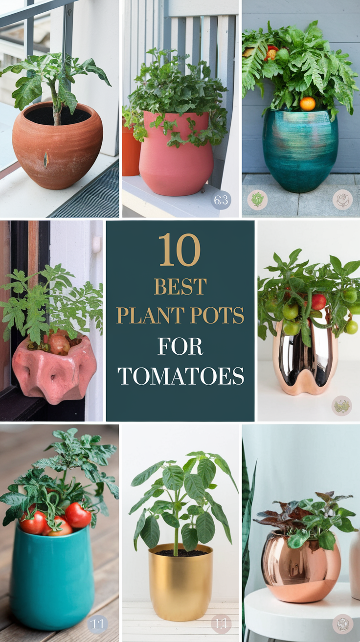 10 Best Plant Pots for Tomatoes: Perfect Choices for Your Garden