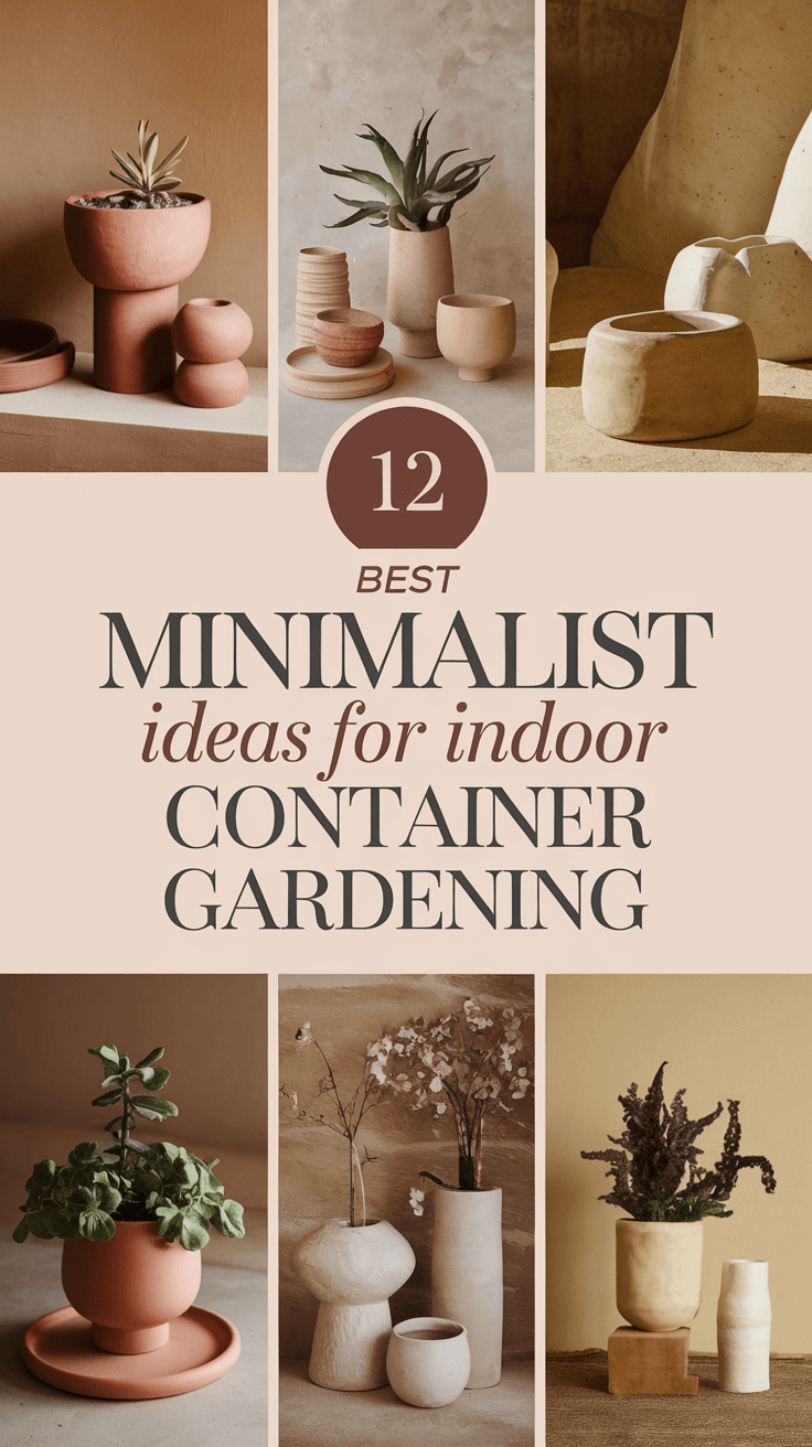 12 Best Minimalist Ideas for Indoor Container Gardening - Smart Plant Store