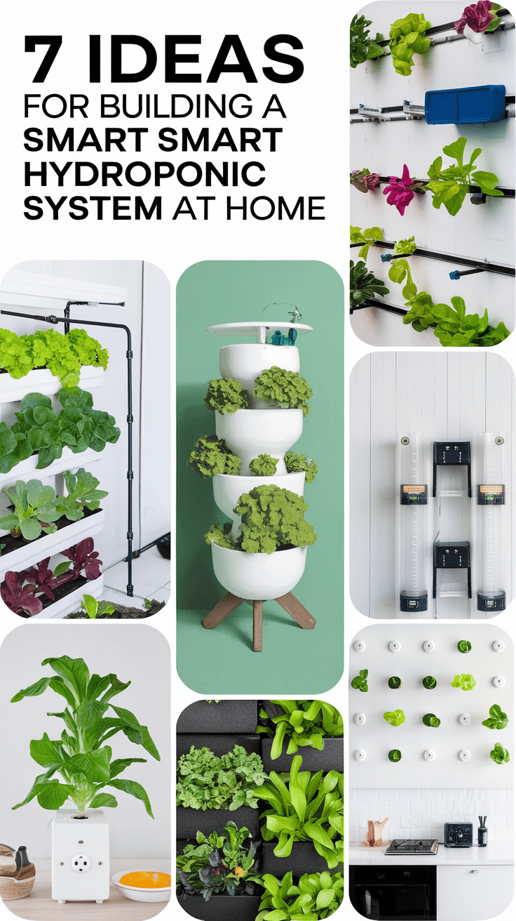 7 Ideas for Building a Smart Hydroponic System at Home