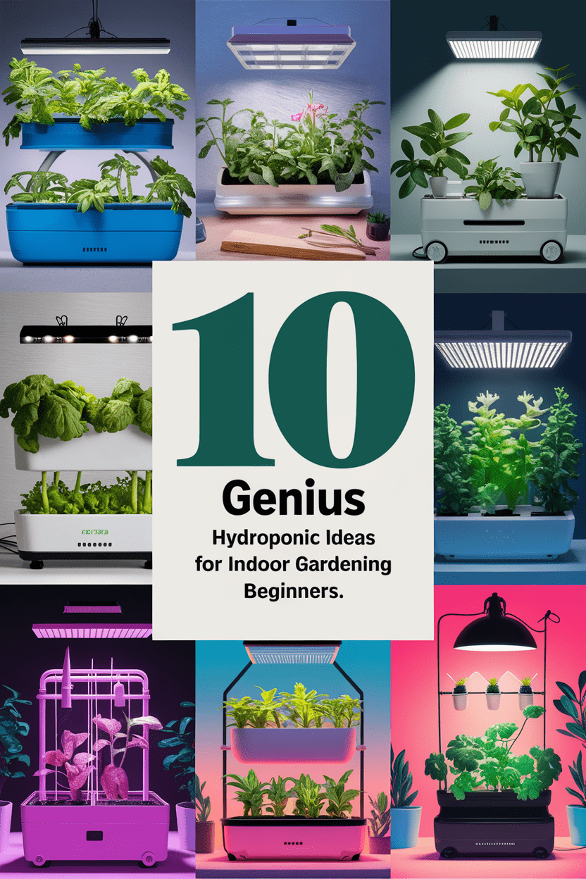 10 Genius Hydroponic Ideas for Indoor Gardening Beginners