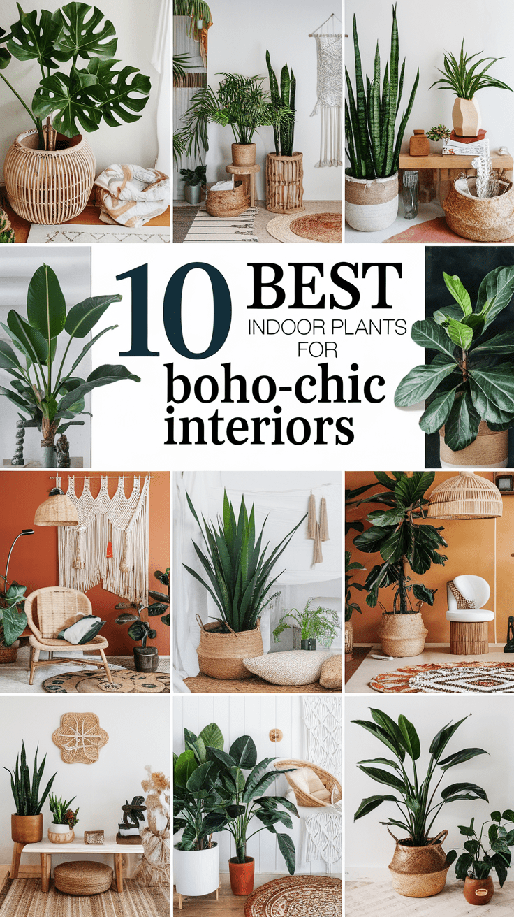 10 Best Indoor Plants for Boho-Chic Interiors - Smart Plant Store