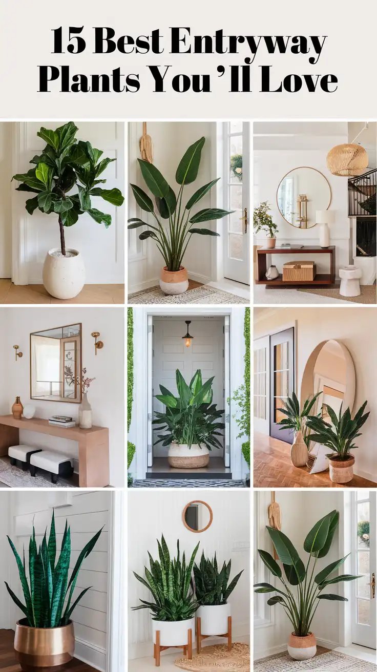15 Best Entryway Plants to Make a Stunning First Impression - Smart ...