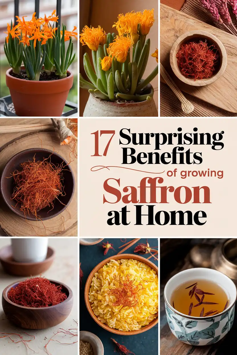 17 Surprising Benefits of Growing Saffron at Home - Smart Plant Store