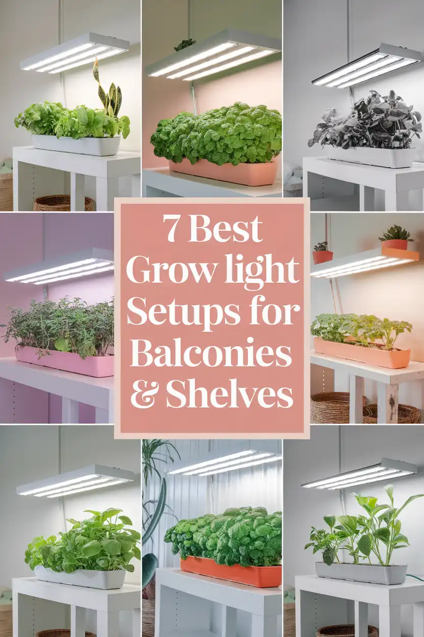 7 Best Grow Light Setups for Balconies & Shelves: Maximize Your Indoor ...